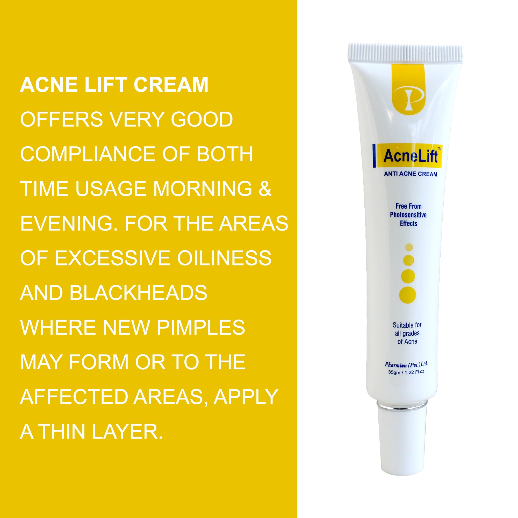 Acne Lift Anti Acne Cream 35 gm-Pharmion Pakistan