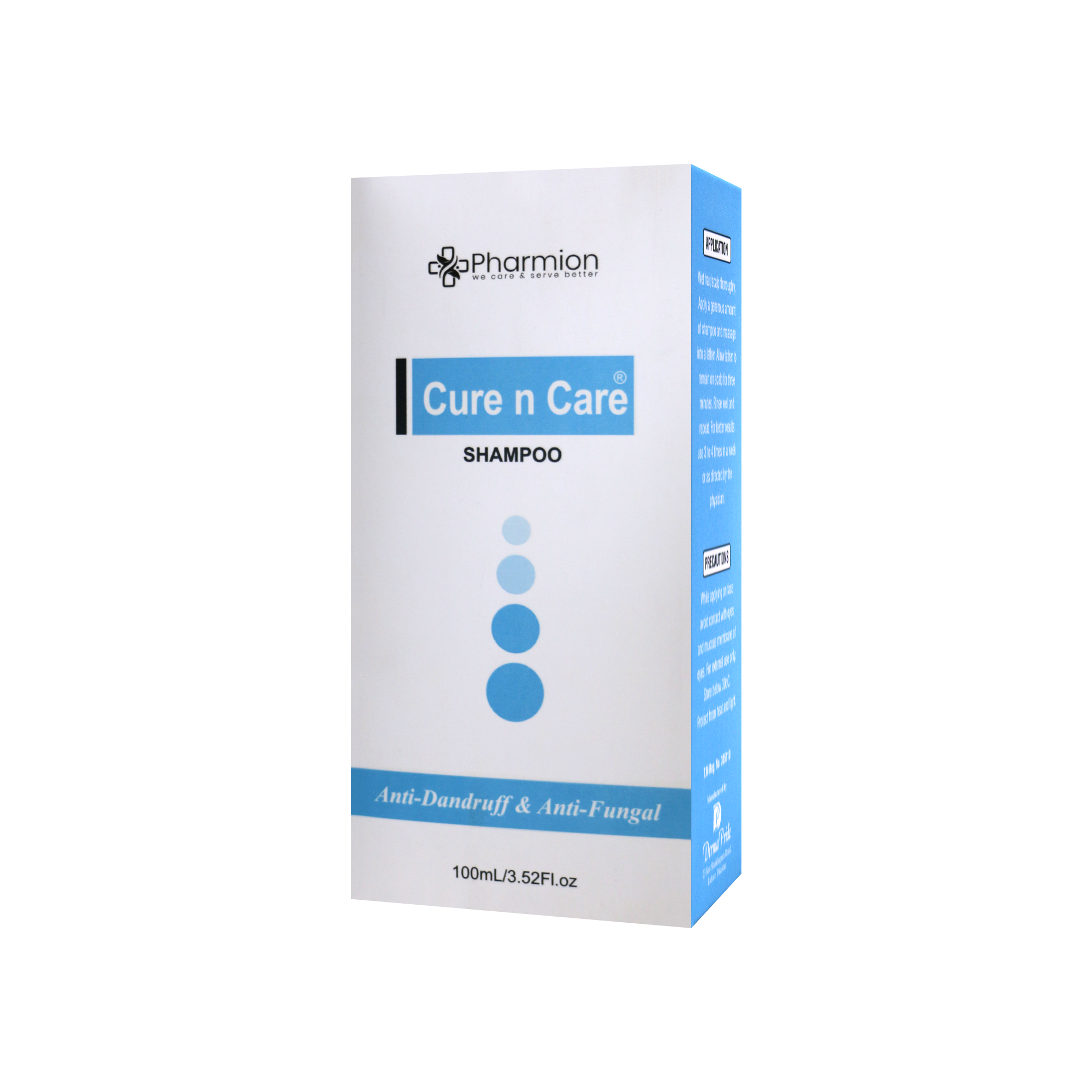 Cure n Care Anti Dandruff & Anti Fungal Shampoo 100 ml-Pharmion Pakistan