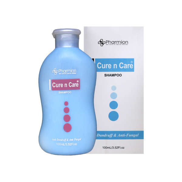 Cure n Care Anti Dandruff & Anti Fungal Shampoo 100 ml-Pharmion Pakistan