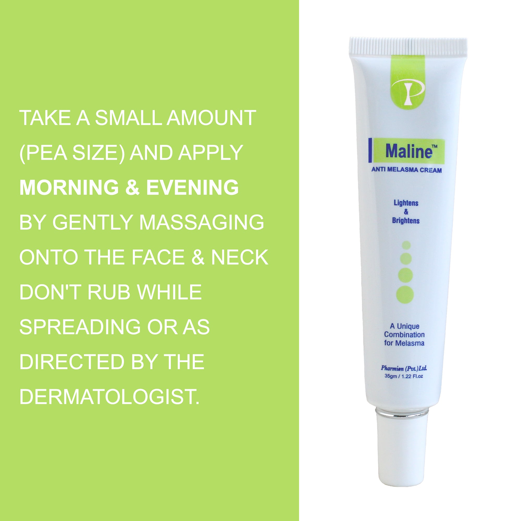 Maline Anti Melasma & Whitening Cream-Pharmion Pakistan